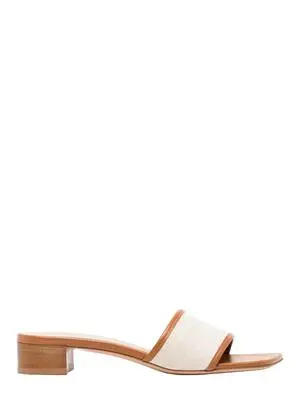 Fabiana Filippi 30mm Square-toe Sandals - Brown
