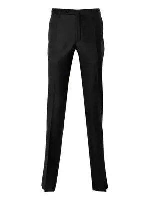 Incotex Anthracite Wool Trousers - Grey