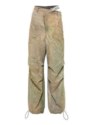 ANDREĀDAMO High-waist Cargo Jeans - Neutrals