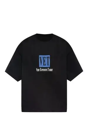 Vetements Logo-print Cotton T-shirt - Black