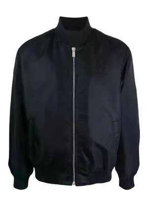 Versace Graphic-print Bomber Jacket - Blue