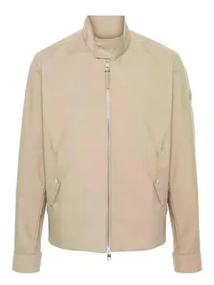Moncler Chaberton Appliqué Logo Jacket - Neutrals