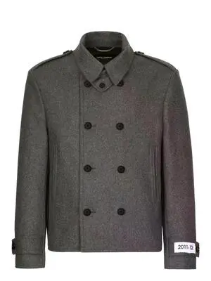 Dolce & Gabbana Double-breasted Pea Coat - Grey