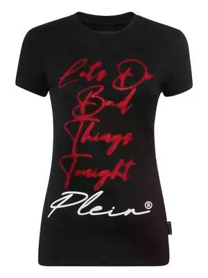 Philipp Plein Pure Cotton T-shirt - Black