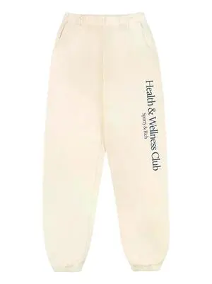 SPORTY & RICH Logo-print Track Trousers - Neutrals
