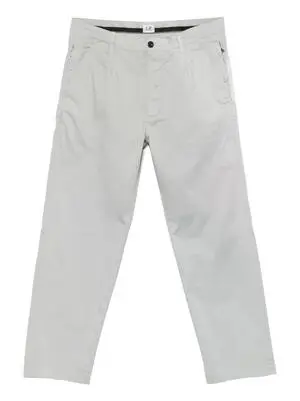 C.P. COMPANY Sateen Straight-leg Trousers - Grey