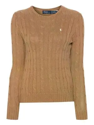 Polo Ralph Lauren Polo-pony Motif Cotton Jumper - Brown