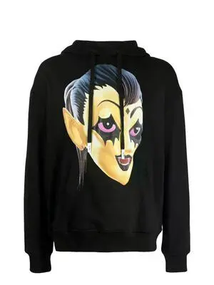 HACULLA. Graphic-print Hoodie - Black