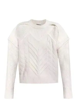 IRO PARIS Cable-knit Jumper - White
