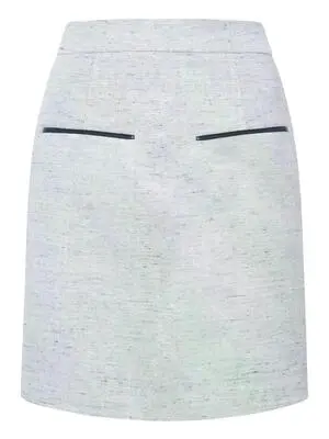 Proenza Schouler Judith Mélange-effect Skirt - Grey