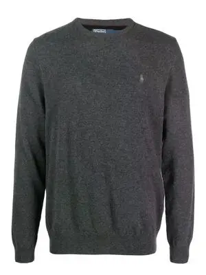 Polo Ralph Lauren Polo Pony-embroidered Jumper - Grey