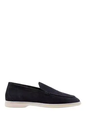 SCAROSSO Ludovica Suede Loafers Blue