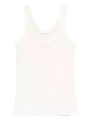 LEMAIRE Cotton Tank Top - Neutrals