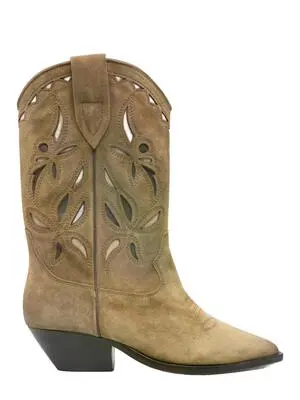 Isabel Marant Étoile Duerto Western Boots Neutrals
