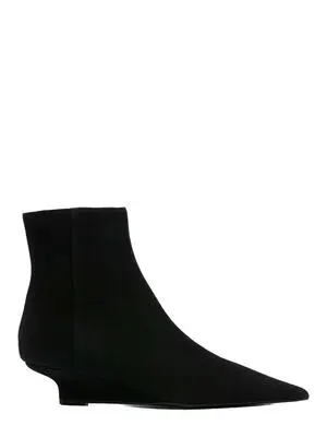 TOTEME 50mm Suede Boots - Black