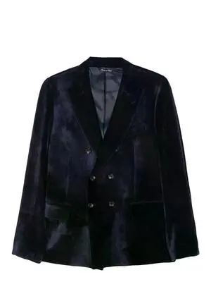REVERES 1949 Velvet Blazer - Blue