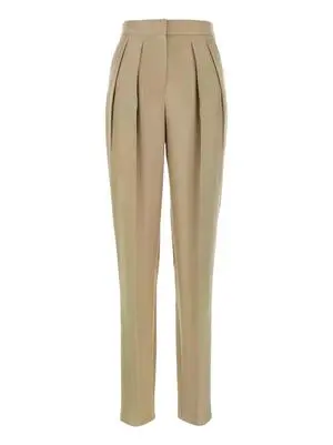 Giorgio Armani Silk Trousers - Neutrals