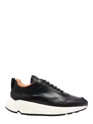 BUTTERO® Piping-detail Low-top Sneakers - Black