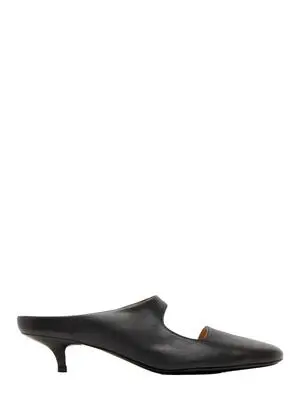 Marsèll Spinata Leather Mules - Black