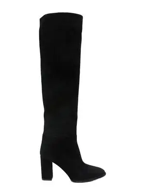 LE SILLA Knee-high Suede Boots - Black