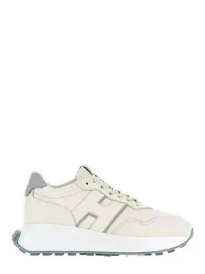 Hogan Logo-patch Sneakers - Neutrals