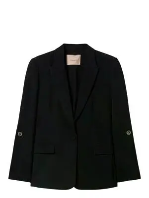 TWINSET Cady Single-breasted Blazer - Black