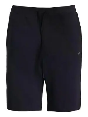 BOSS Rubberised-logo Track Shorts - Blue