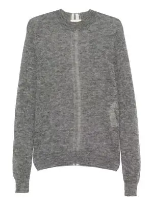 MORDECAI Mélange-effect Virgin Wool-cashmere Sweater - Grey
