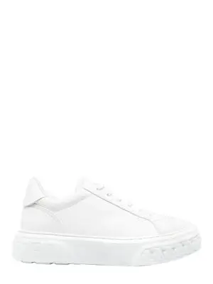 Casadei Logo-patch Low-top Sneakers - White