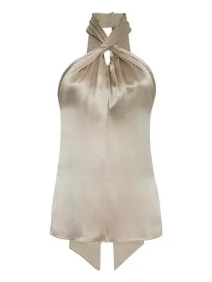 Adam Lippes Thalia Top - Gold