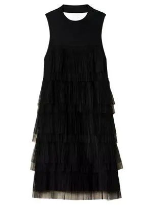 TWINSET Tulle-ruffled Dress - Black