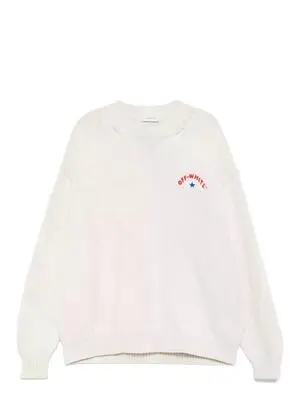 Off-White Star Arrow Sweater - White