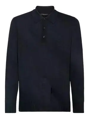 BILLIONAIRE Logo-embroidered Jumper - Blue