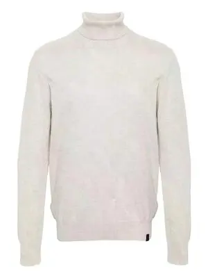 FAY Wool Turtleneck Sweater - Grey