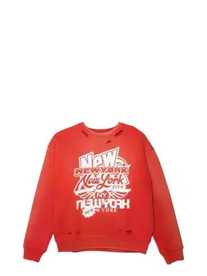 PURPLE BRAND Hwt Fleece Crewneck - Red