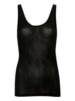 Saint Laurent Jersey Tank Top - Black