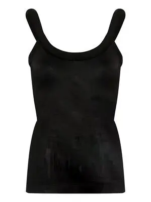 Alexander McQueen 3d-detailing Sleeveless Top - Black
