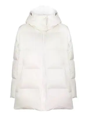 YVES SALOMON Hooded Padded Jacket - Neutrals