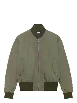 1989 STUDIO Logo-Embossed Bomber Jacket Grey