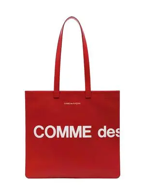 Comme Des Garçons Leather Tote Bag - Red