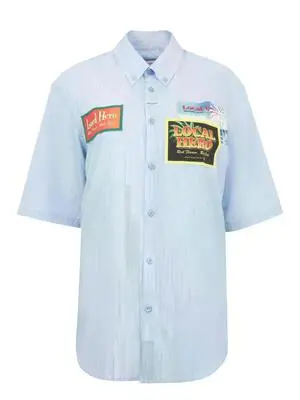 MARTINE ROSE Pinstriped Shirt