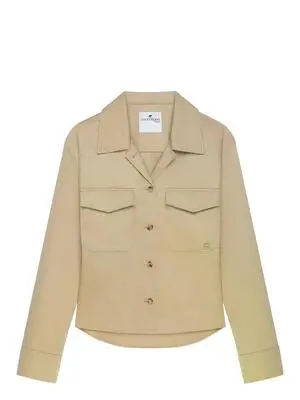 COURREGES Cotton Shirt - Neutrals