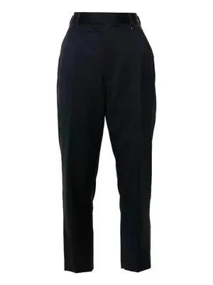 VIVIENNE WESTWOOD Tapered Virgin Wool Trousers - Blue