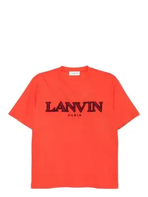 LANVIN Embroidered T-shirt - Red