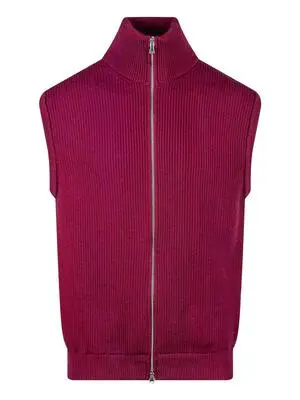 SEVEN GAUGE Wool Gilet - Red