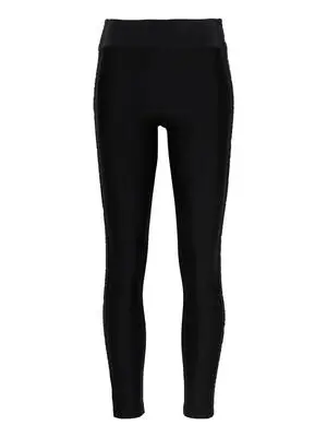 Versace Logo-trim Leggings - Black