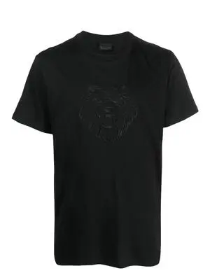 BILLIONAIRE Embroidered-motif Cotton T-shirt - Black