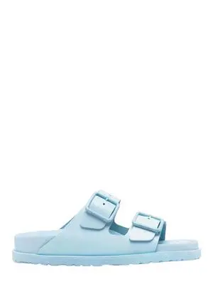 BIRKENSTOCK Arizona Leather Slides Blue