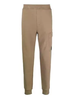 C.P. COMPANY Side Logo-patch Track Pants - Brown