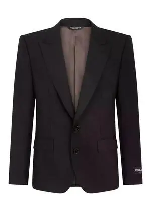 Dolce & Gabbana Sicilia-fit Single-breasted Suit - Black